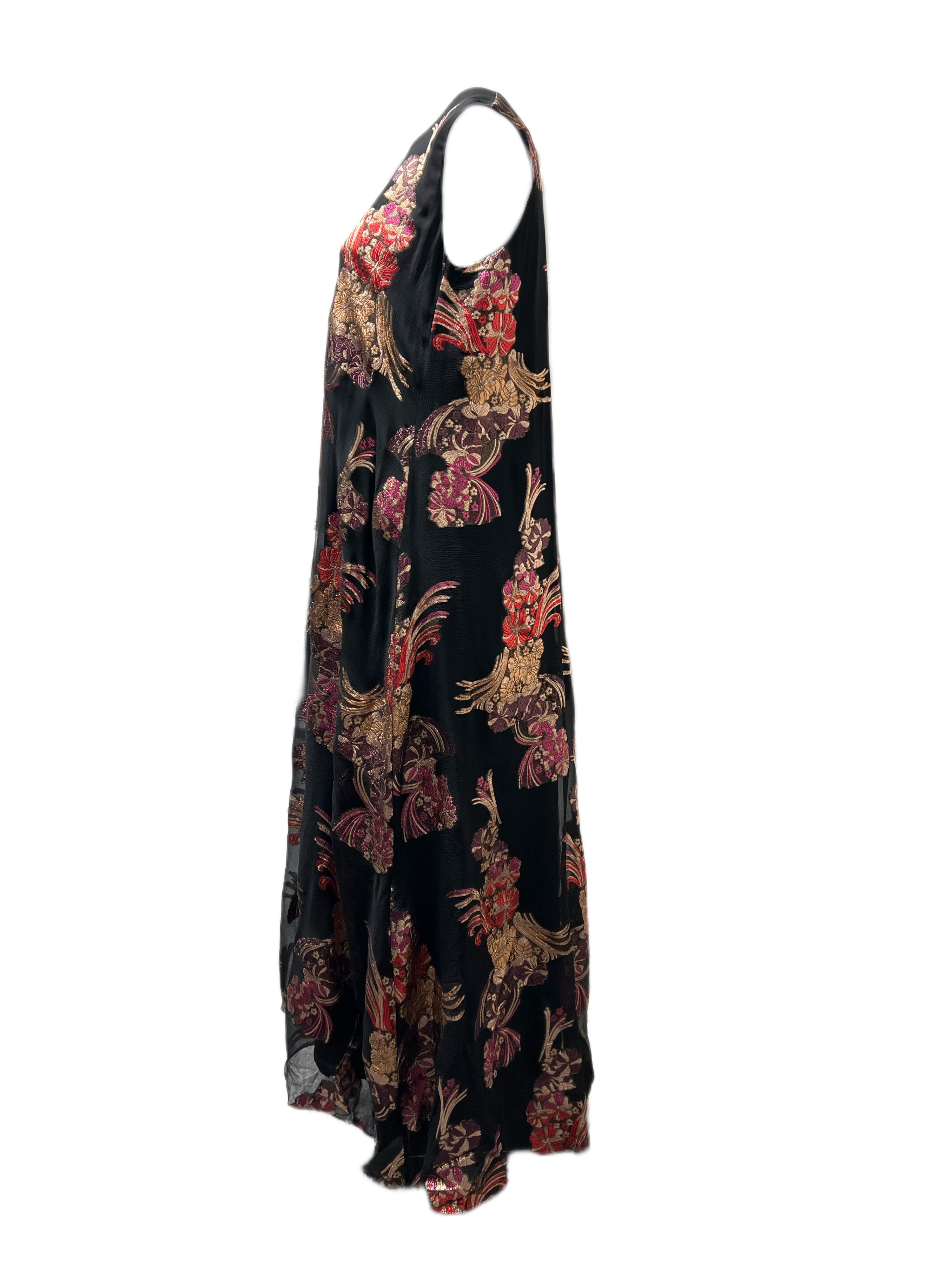 Marina Rinaldi Women's Nero Decimo Sleeveless Maxi Dress NWT | eBay