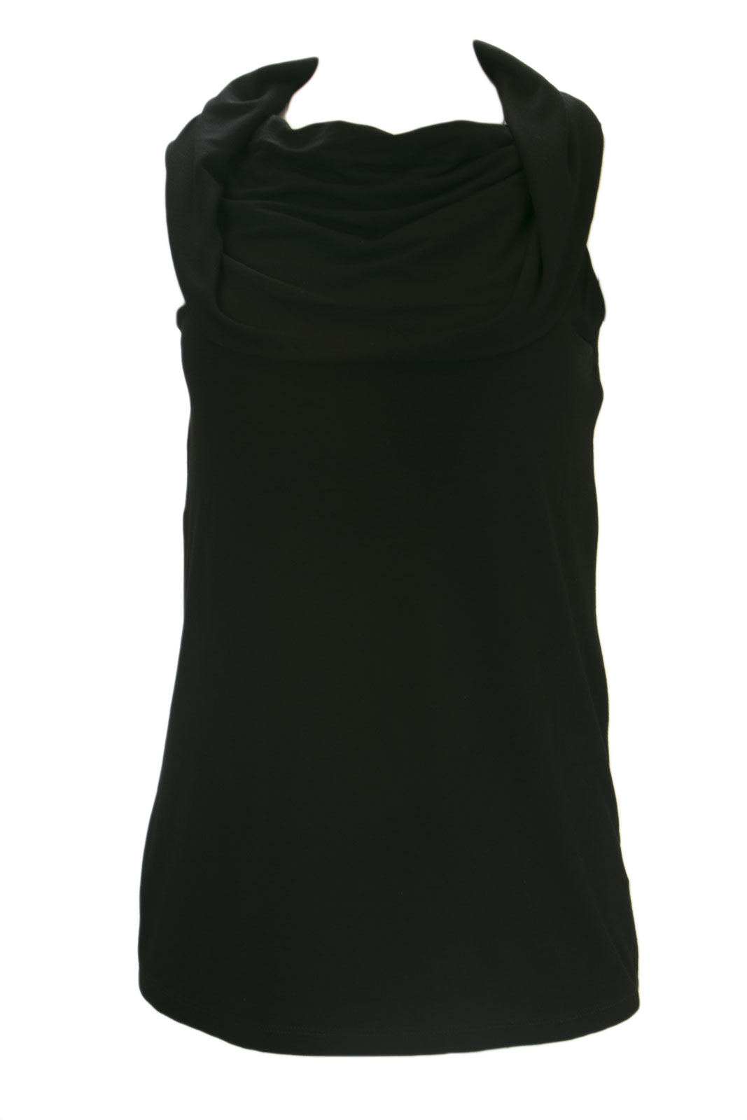 ANALILI Women's Wide Cowl Neck Sveleless Top 413J10 $135 NWT | eBay